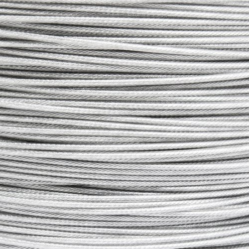 Lina Linka Stalowa Ocynk Ocynkowana w Otulinie Otulina PCV Przerozczysta BEZBARWNA 0,6/1,2mm ...