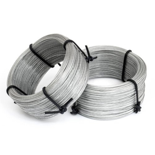 Lina Linka Stalowa Ocynk Ocynkowana w Otulinie Otulina PCV Przerozczysta BEZBARWNA 0,6/1,2mm ...