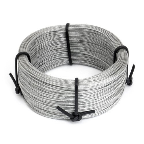 Lina Linka Stalowa Ocynk Ocynkowana w Otulinie Otulina PCV Przerozczysta BEZBARWNA 0,6/1,2mm ...